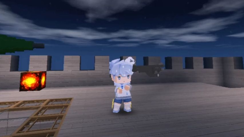 迷你世界:快建房做机关晚上有僵尸