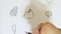 一看就会,数字画水果,看完你学会了吗