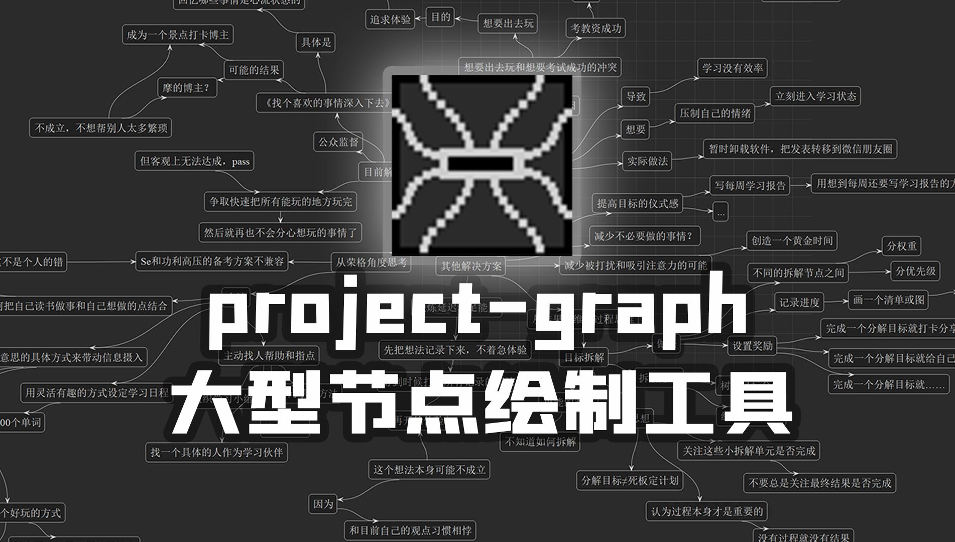 自制工具软件分享:project-graph 快速绘制节点图、搭建逻辑体系、...