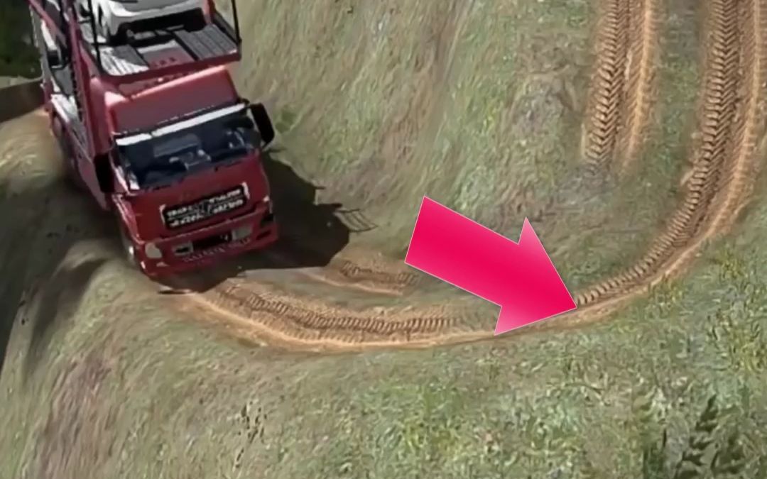 【欧洲卡车模拟器3】卡车司机都这么上山?