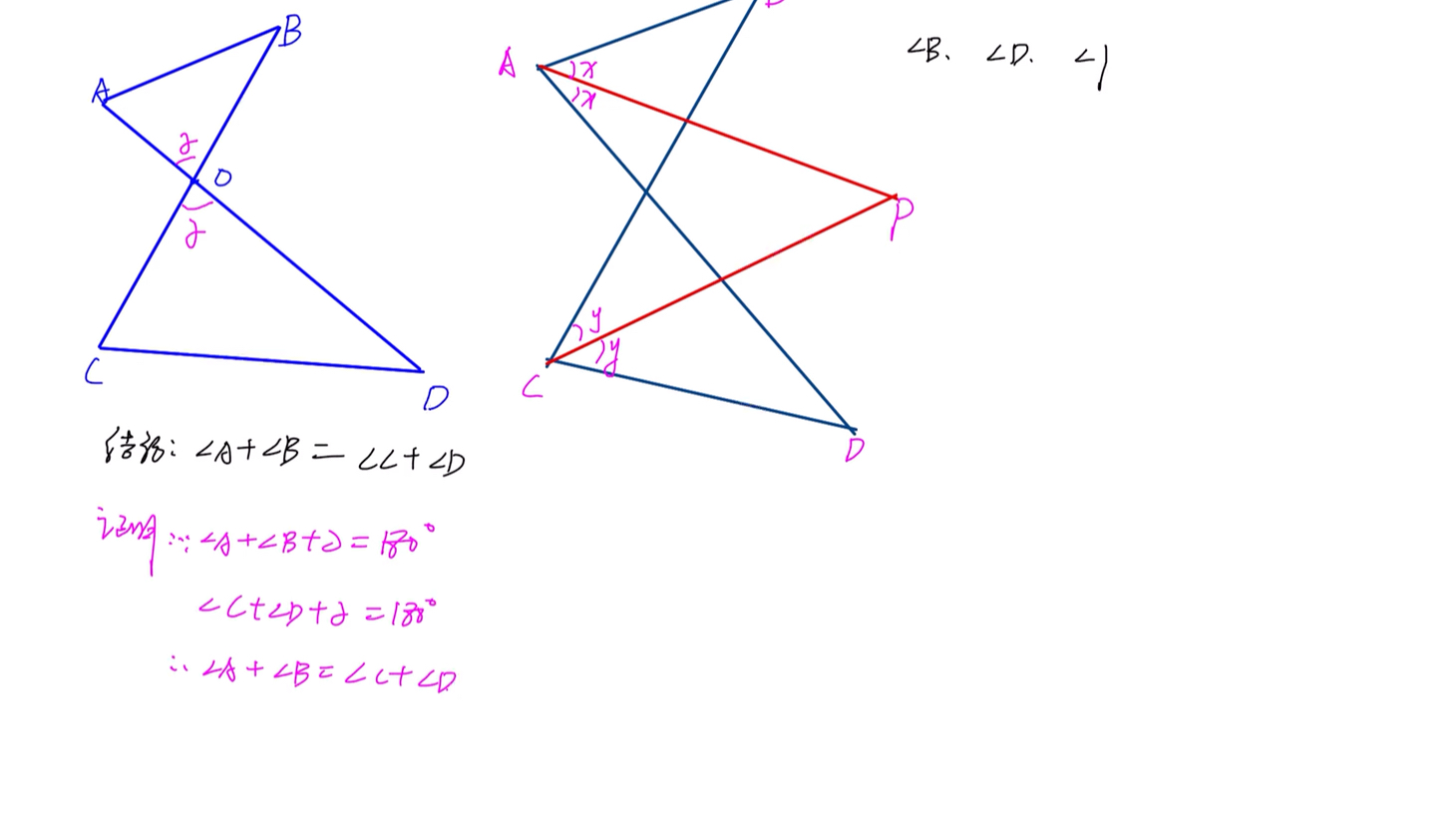 三角形模型一:8字模型