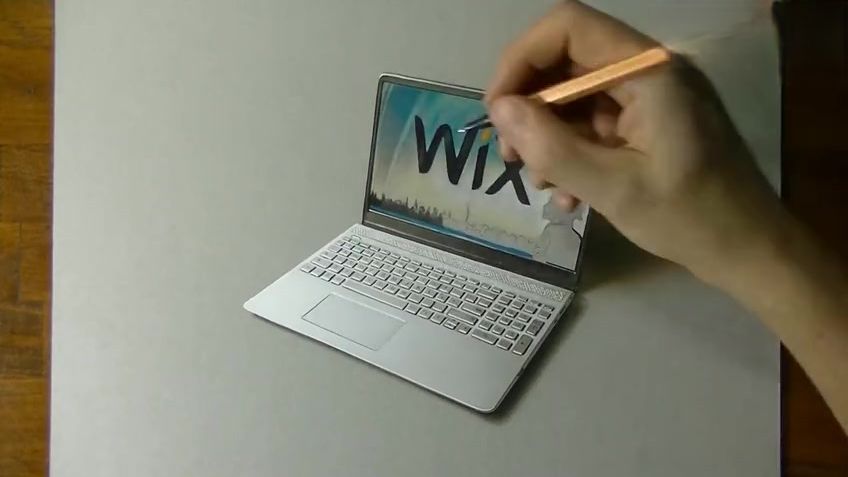 大神在纸上画一台笔记本电脑,太逼真!