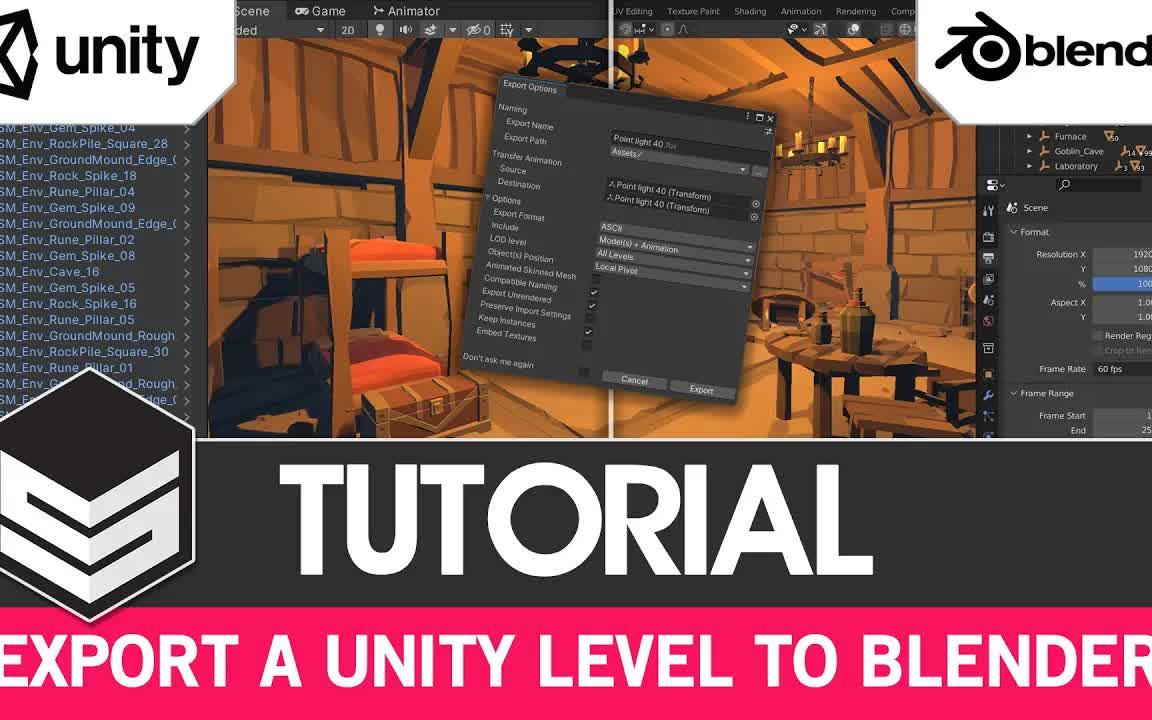 ...To Unity FBX Exporter教程#SyntyStudios 如何将 Unity 关卡导出到 ...