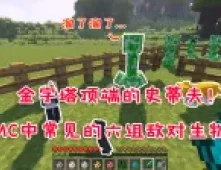 我的世界盘点:MC中的六大敌对生物!据说只有老玩家全部都见过!