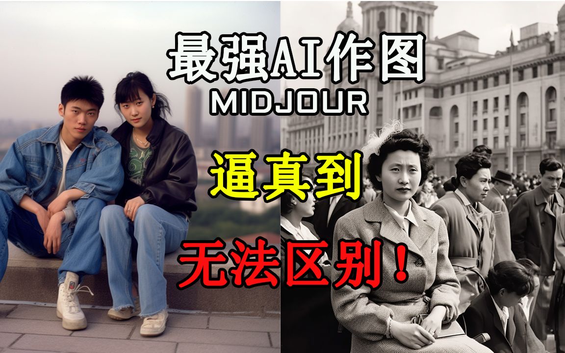 实在是太逼真了!如何用midjourney作出自己想要的效果,这期视频教你!