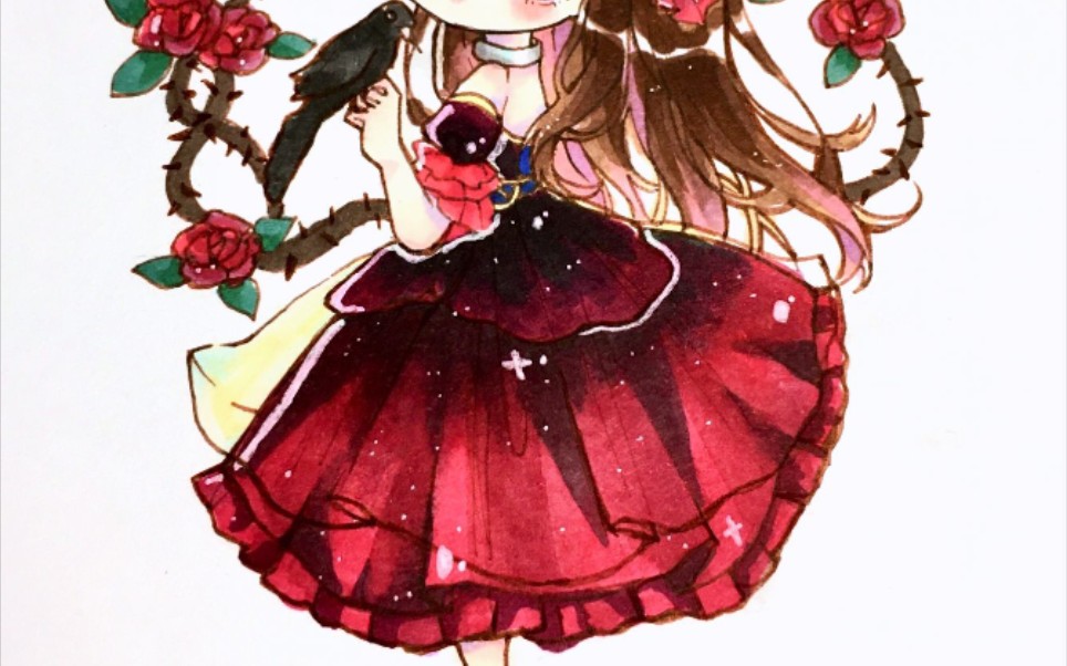 【马克笔】咱也不知道为啥后面变形了…