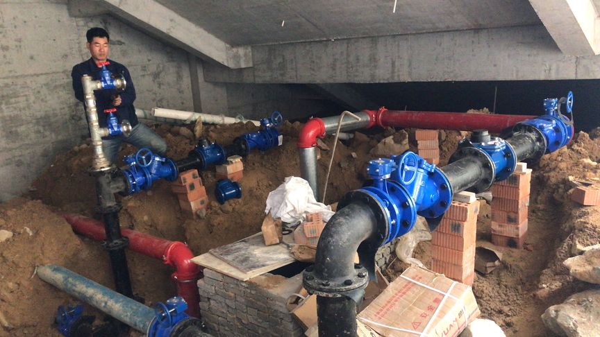 水表安装现场