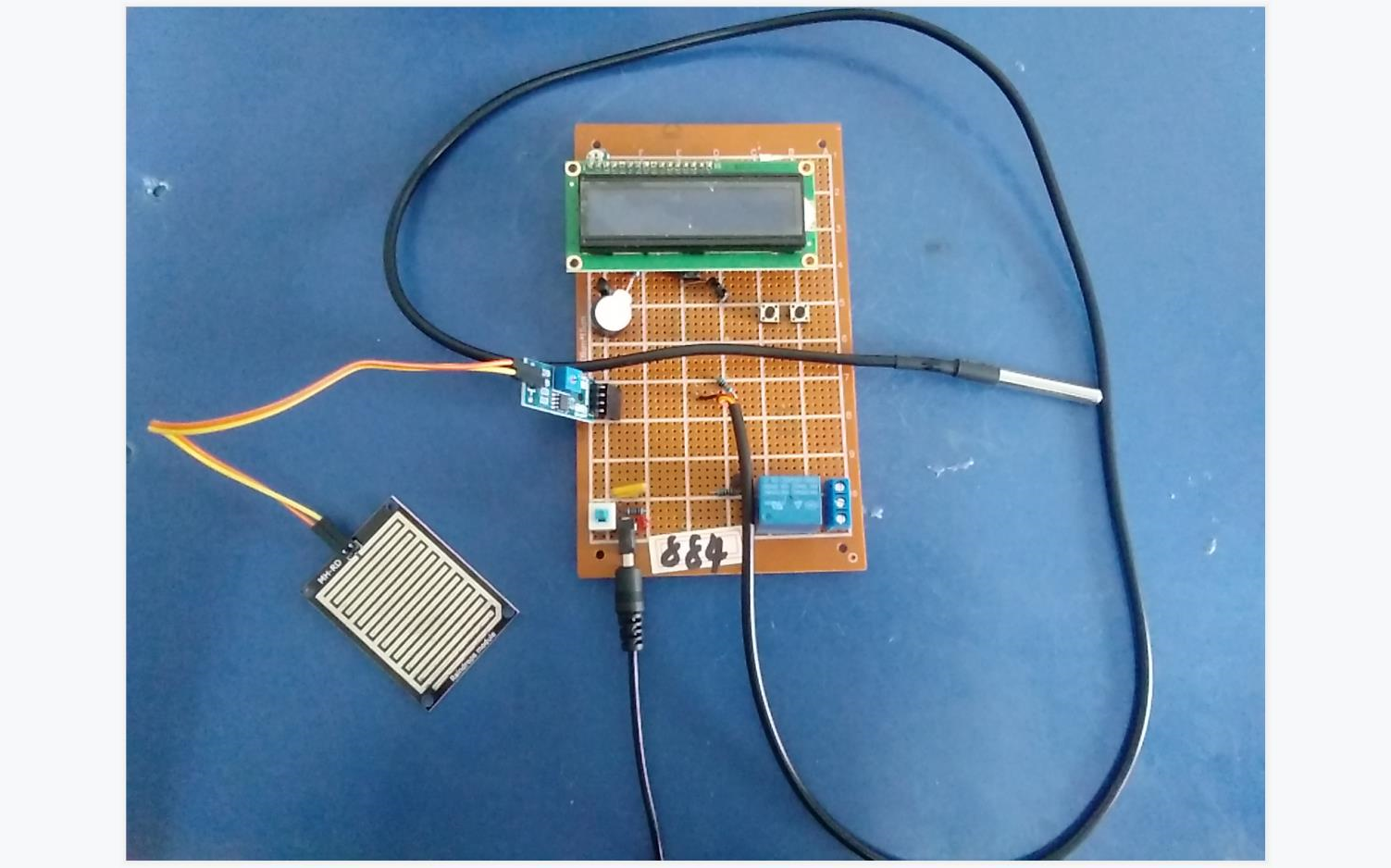 ...DS18B20-KEY-LCD1602-RELAY-BELL-液位DIY开发板套件19-884