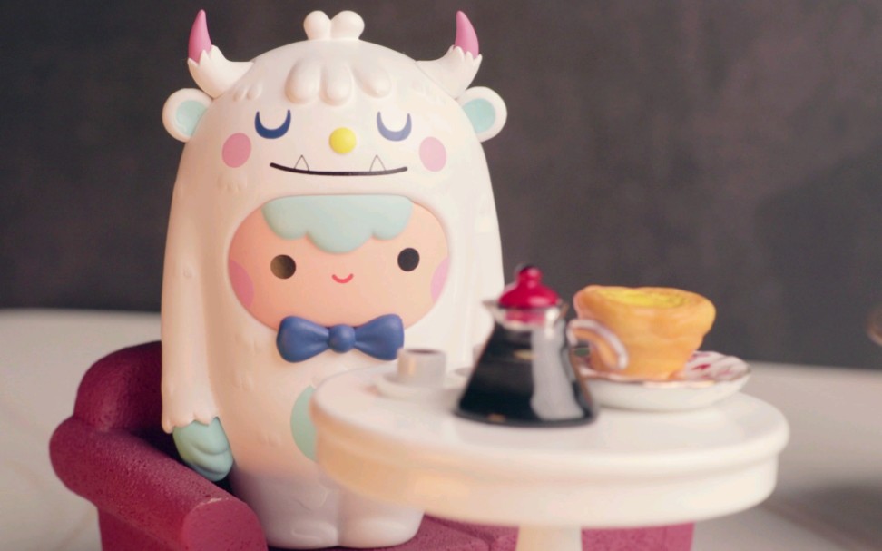 ...的崽!NORA雪怪宝宝 POPMART泡泡玛特 密语娃娃探索系列盲盒开箱