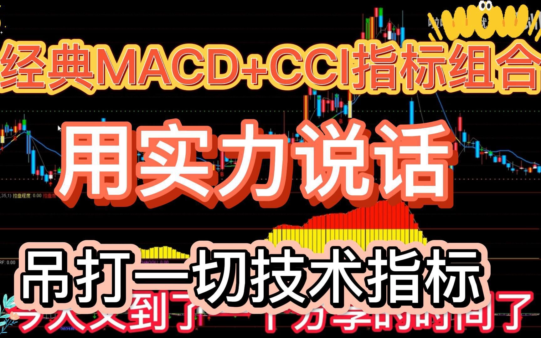 经典MACD+CCI指标组合,用实力说话,吊打一切技术指标