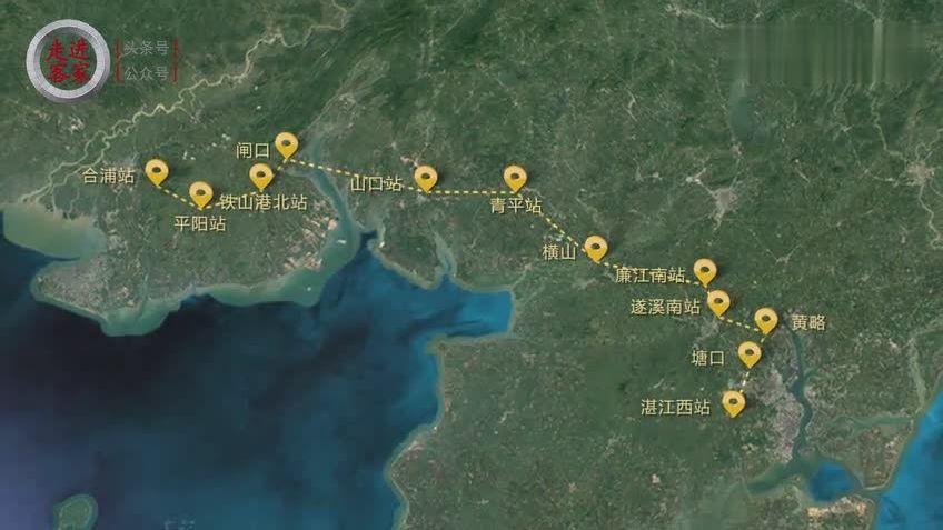合湛高铁激动人心!合浦至湛江高铁站点介绍,廉江有3个站点上榜