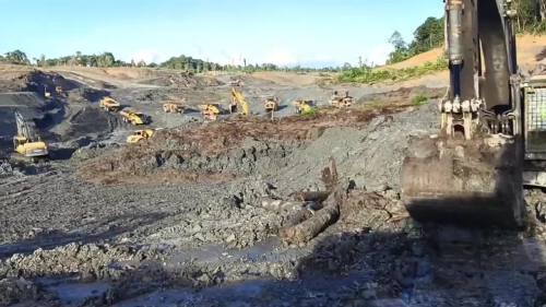 危险瞬间工地现场施工视频工程机械设备机械之美