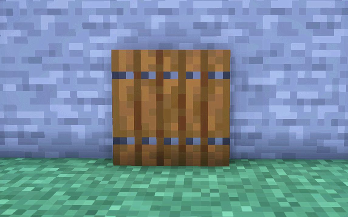 这才是mc最小的房子吧,住在活板门里?