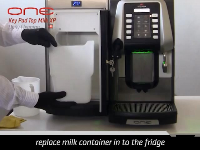 意大利EGRO ONE KEYPAD TOPMILK 自动咖啡机 10键键盘界面,可...