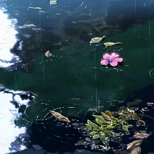 摘尽秋霜木槿花 