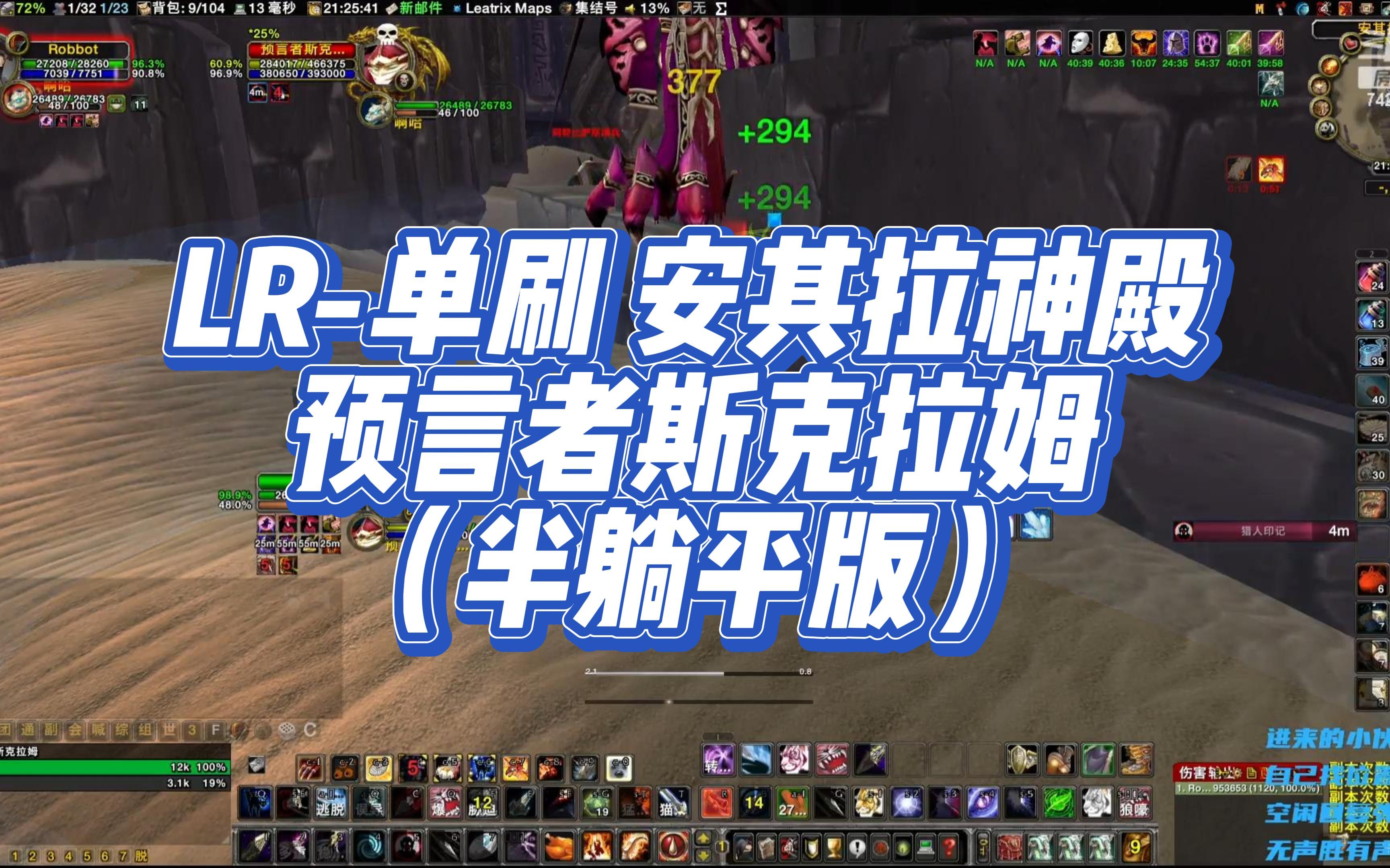 LR-单刷 安其拉神殿 预言者斯克拉姆 (半躺平版)_魔兽世界怀旧服