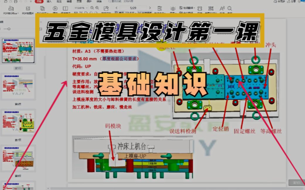 五金模具设计第一步,CAD软件的基础操作及模具基础知识
