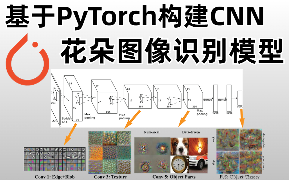 ...基于PyTorch 搭建CNN卷积神经网络实现简单花朵图像识别模型,写进...