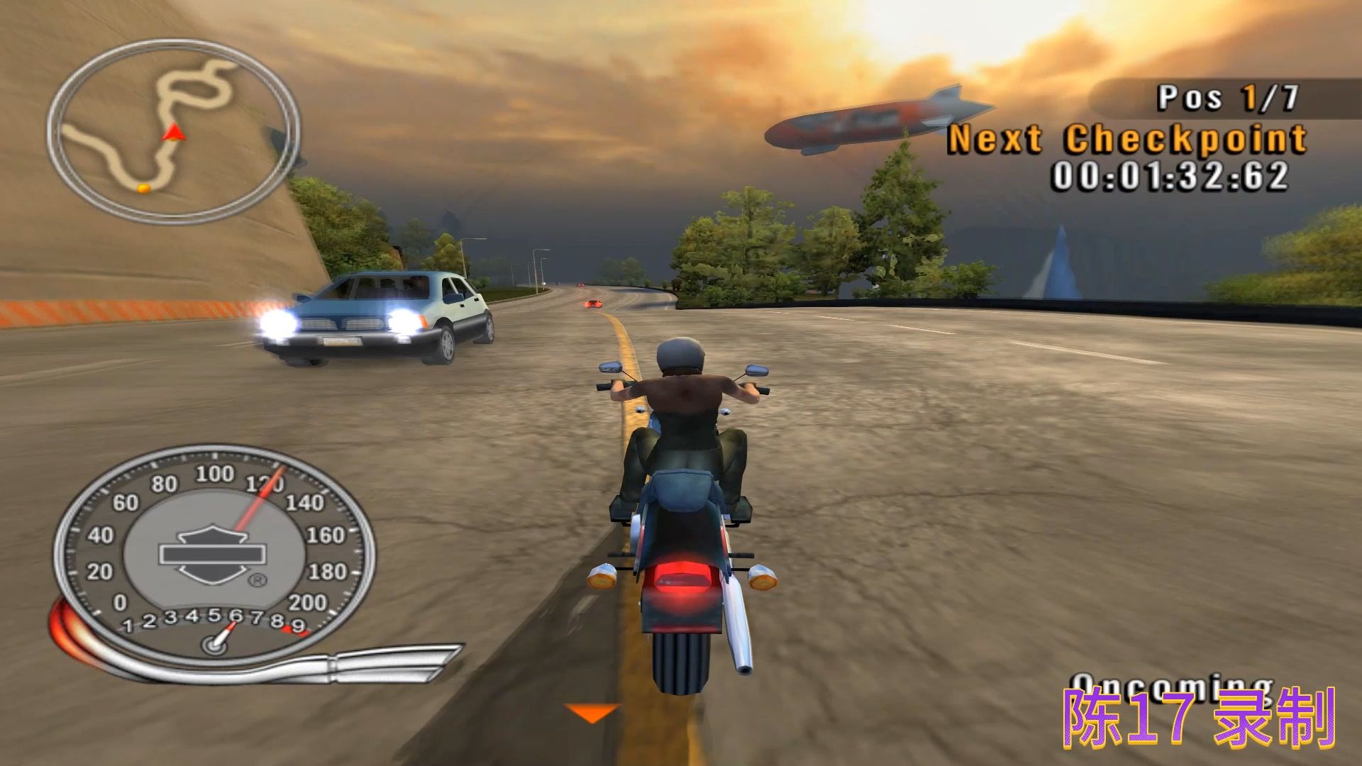 推荐一款公路旅行类的老游戏,哈雷戴维森摩托:争夺拉力赛,摩托爱好者...