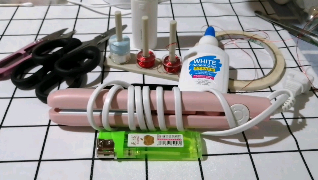 缠花工具的使用以及白乳胶的使用方法～