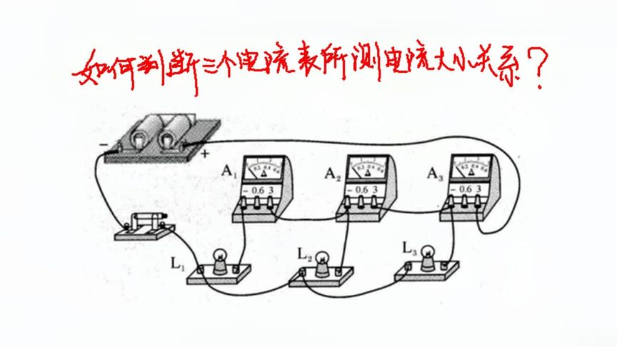 如何判断三个电流表所测电流的大小关系?正确识图是关键!