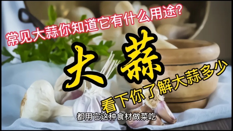 大蒜在生活中它的用途是很多的,看完视频让你能够了解更多用途