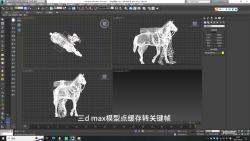 3dmax模型点缓存转关键帧