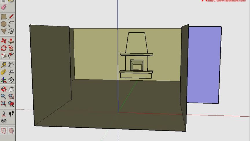 SketchUp4.2.1快速移动