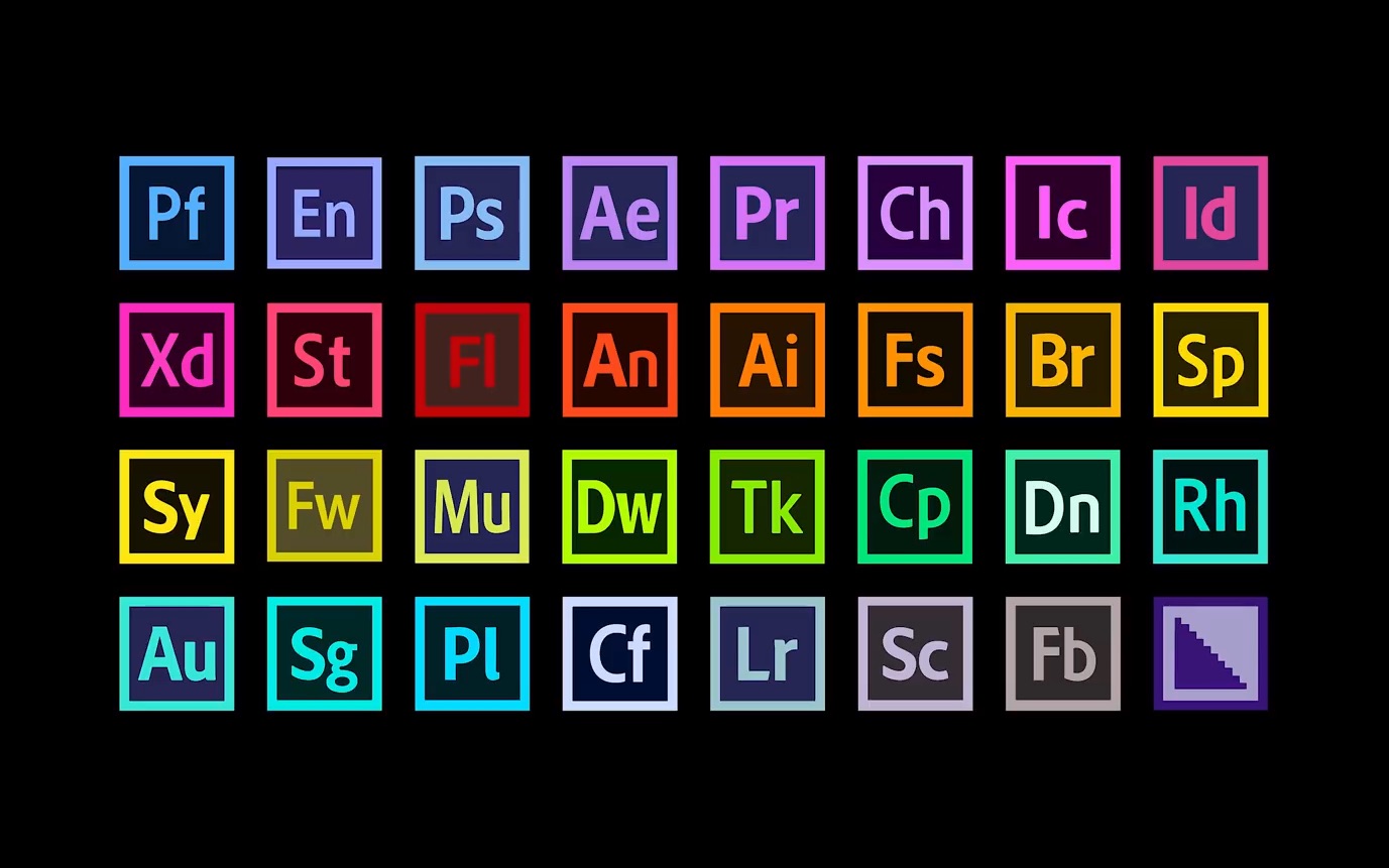 50多个Adobe软件都是干嘛的,10分钟普及常识