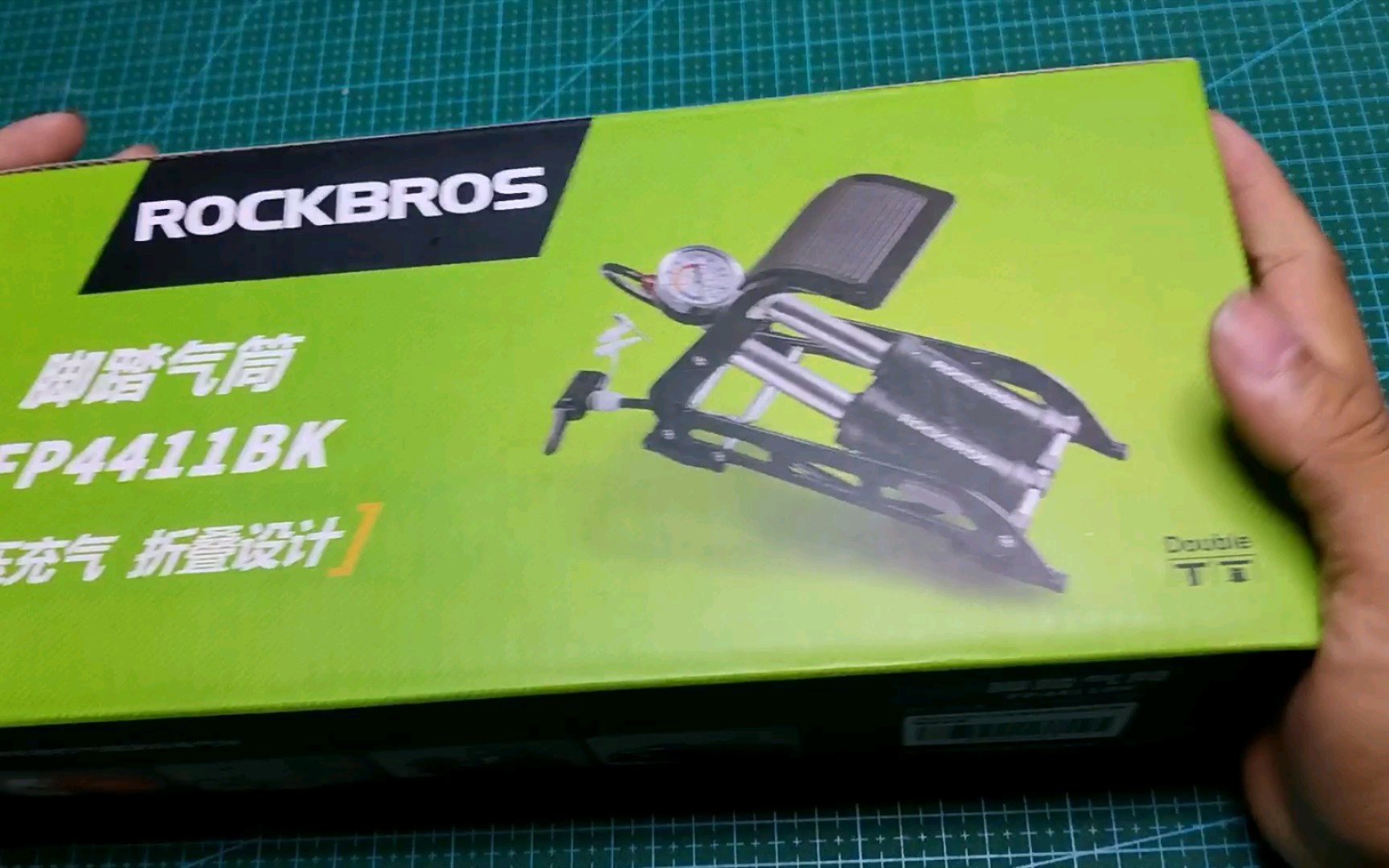 【日常开箱】洛克兄弟双筒高压打气筒开箱测试