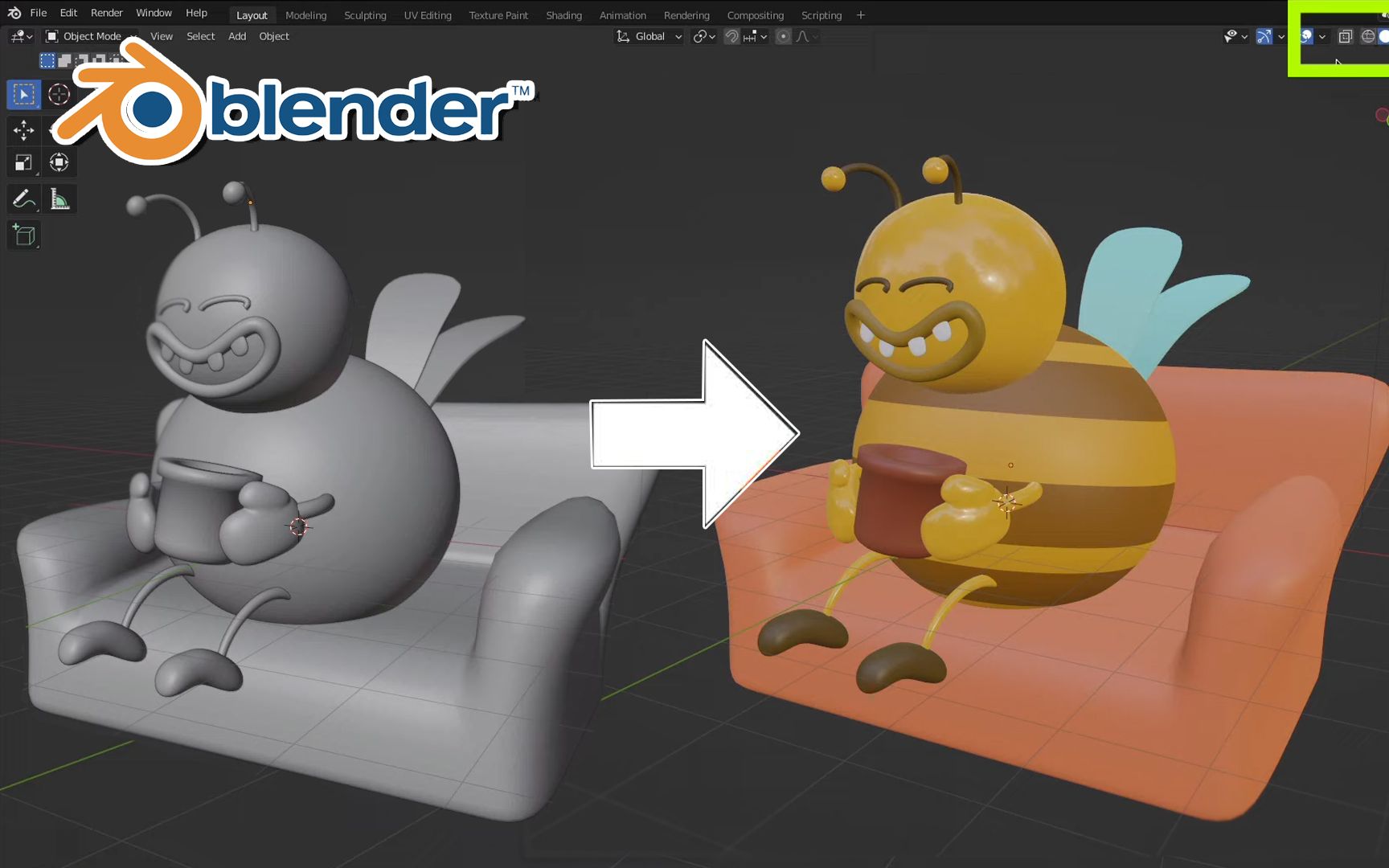 Blender如何给模型涂色?实用小技巧丨着色初学者教程