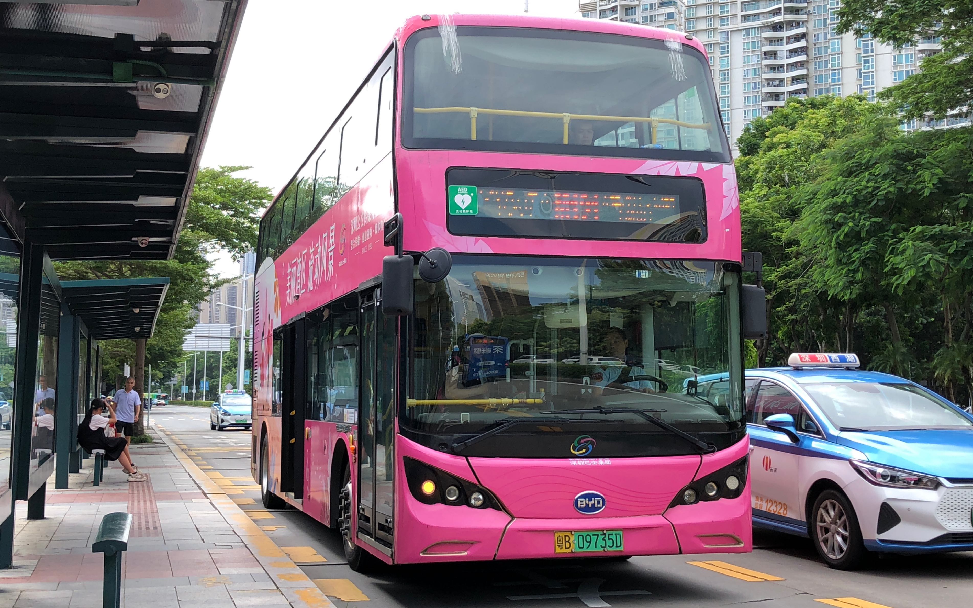 深圳公交M192路双层巴士运行实录