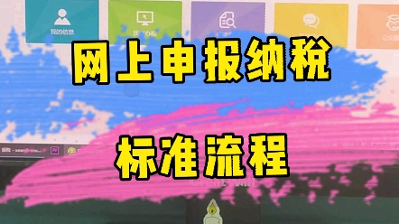 一套网上申报纳税标准流程,教会计小白轻松学会报税!