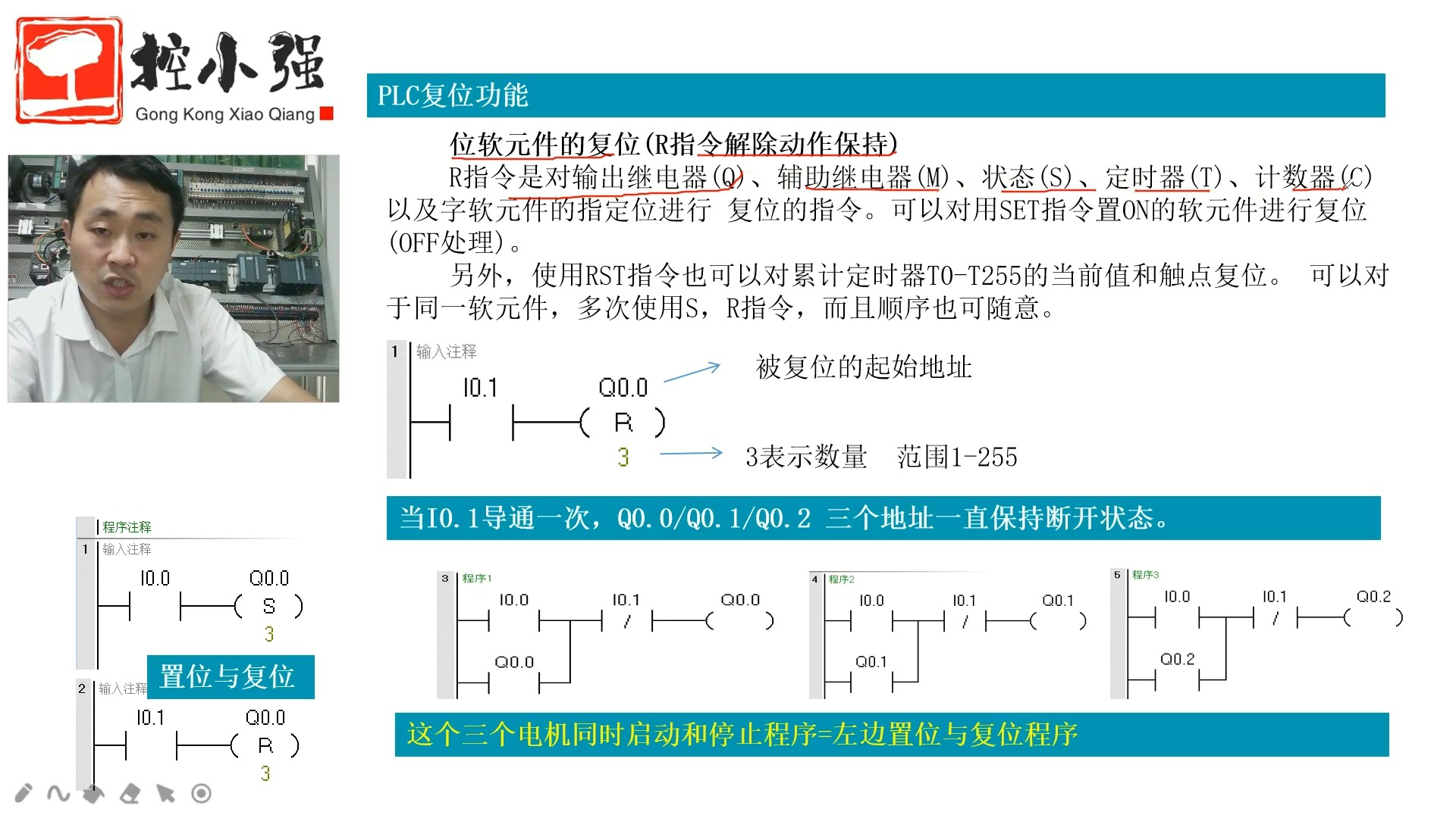 第26讲smart-200置位与复位功能