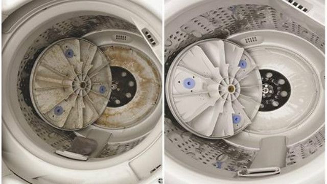 清洗洗衣机不费力,只需要一条长毛巾轻松除垢还能杀菌