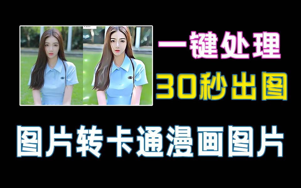 火爆全网!图片转卡通漫画神器来了,内置超强超多漫画效果!