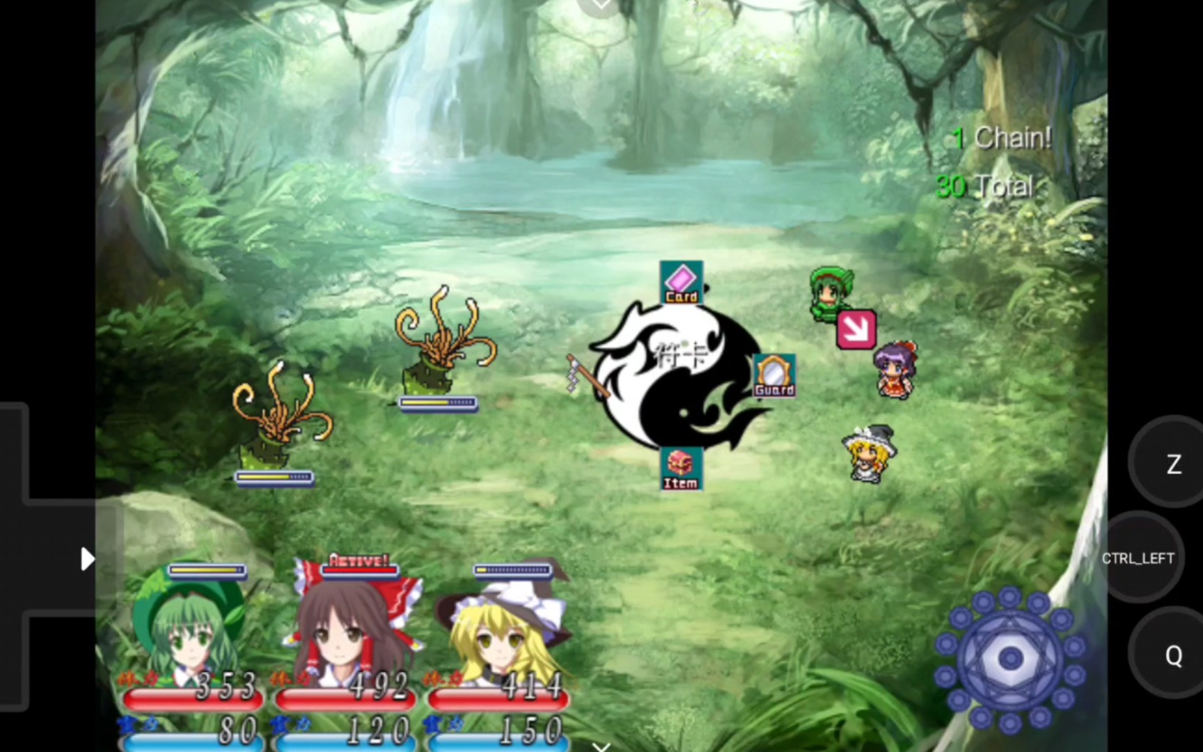 手机joiplay模拟器玩电脑《东方自然愈》,骁龙855,同人游戏