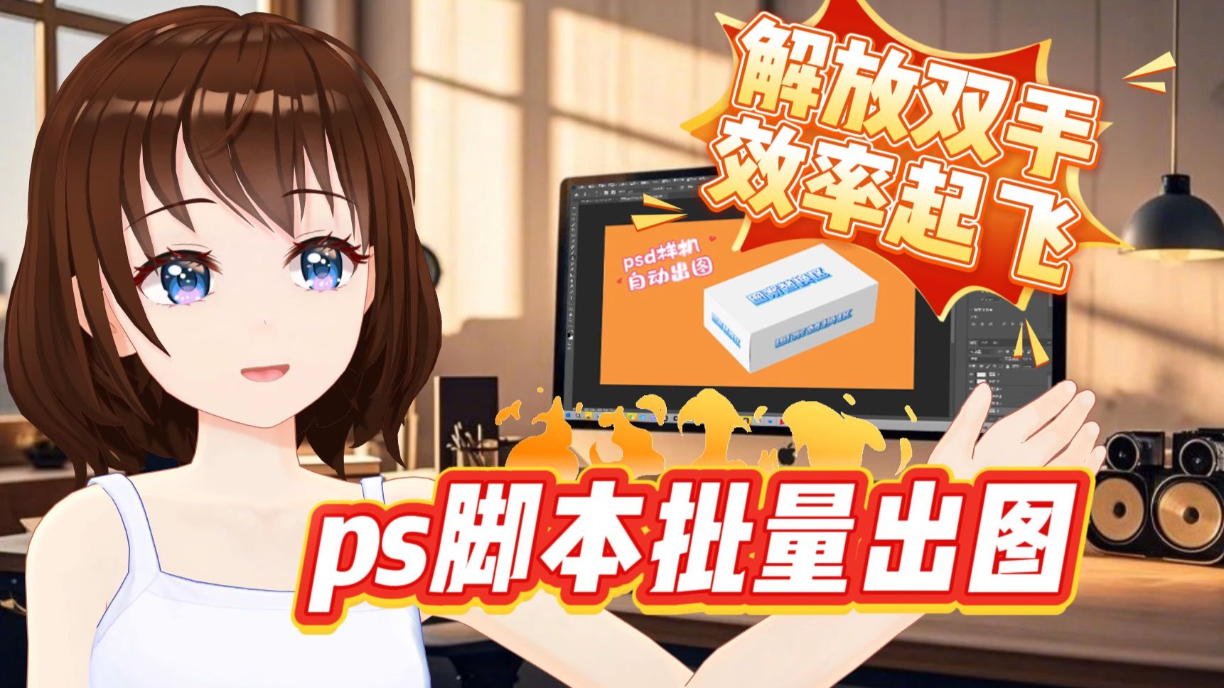 ps 脚本批量出图