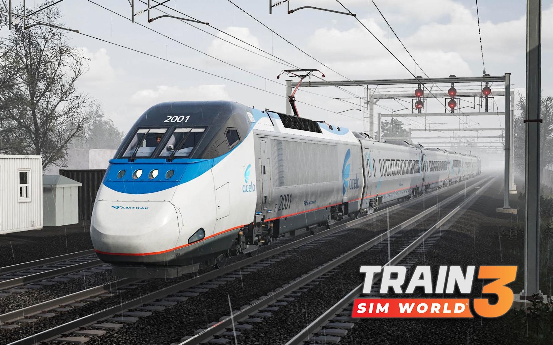 《模拟火车世界3》驾驶阿西乐列车先冲400英尺的标 然后到达终点...