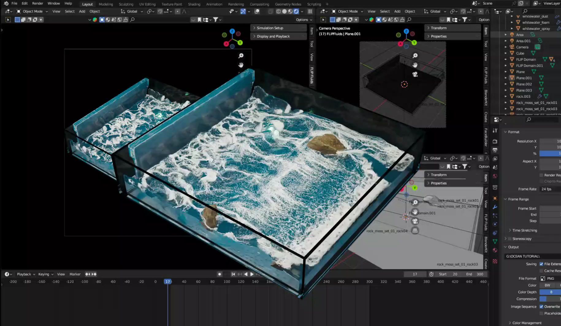 【Blender教程】制作海浪动画效果