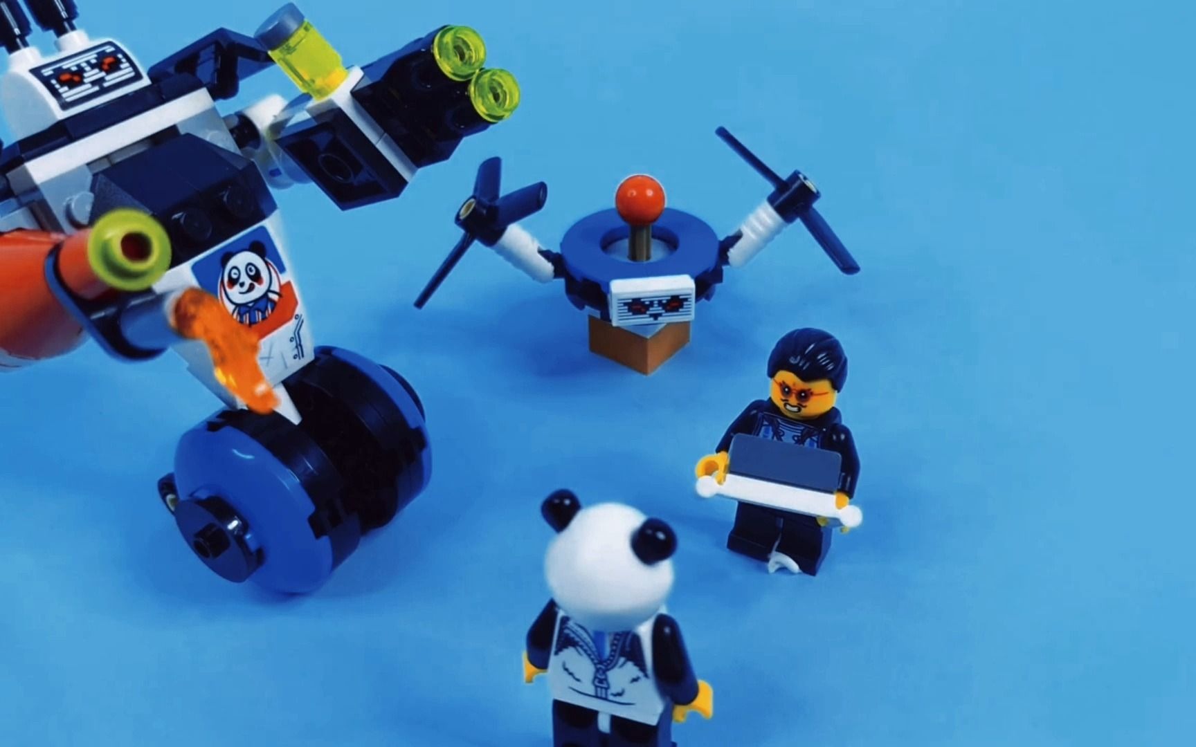 定格动画—乐高积木制作机器人大战