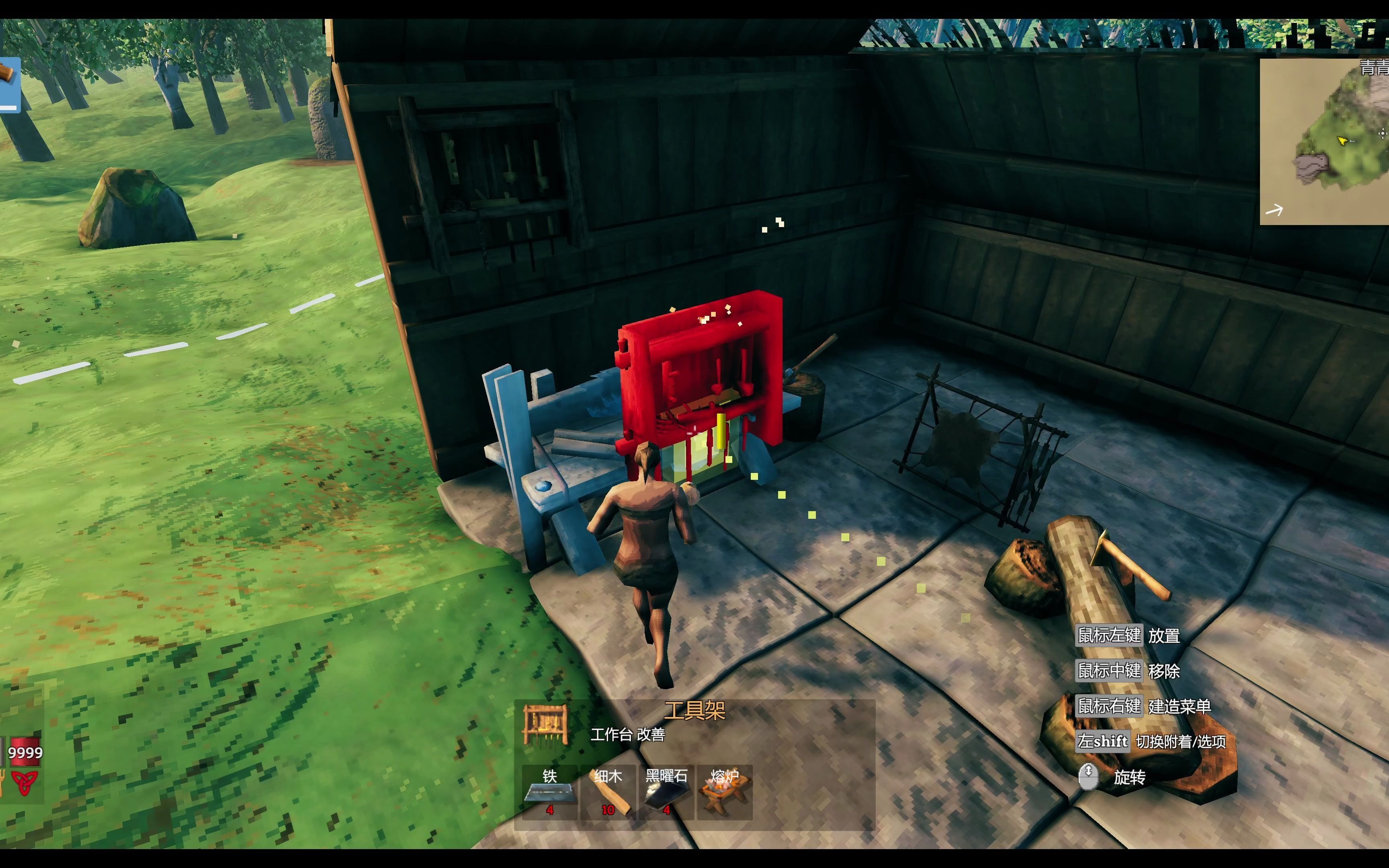 【4k】[Valheim]英灵神殿工作台如何升级熔炉升级看这个视频就够了~