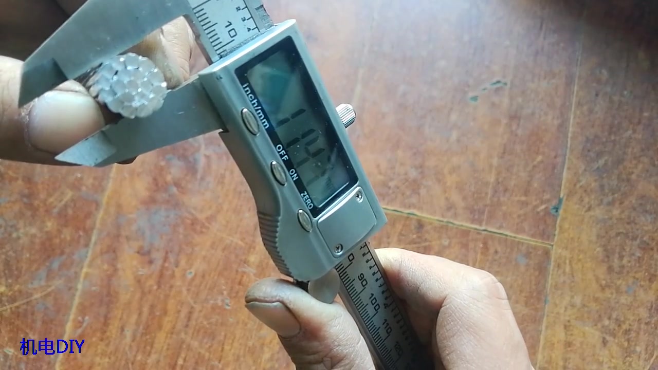 95平方铝电缆横截面够吗?我们量一下直径!大概算一下