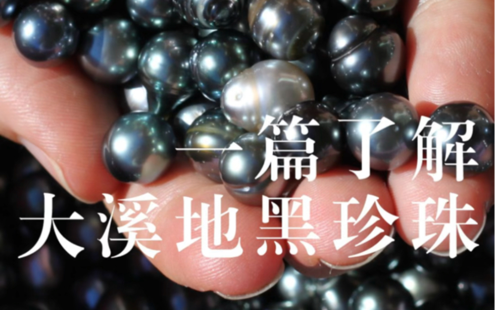 一篇秒懂如何选大溪地黑珍珠。