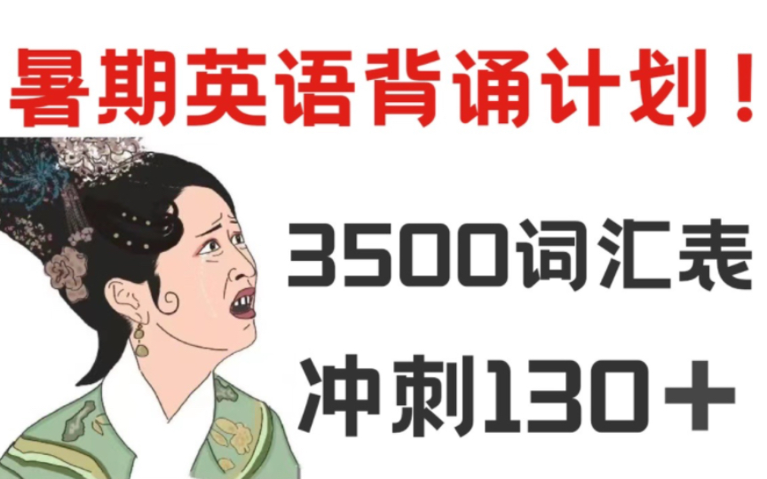 【高中英语】3500个词汇表,赶快学起来!