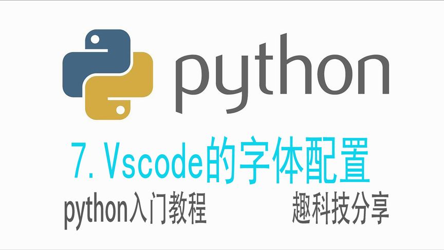 python编程,vscode的字体配置,以及python的编码和命名规范