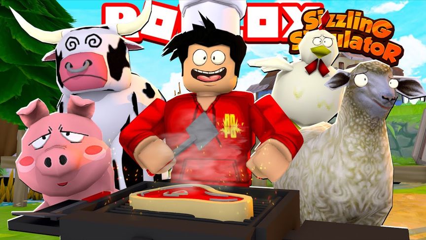 Roblox铁板烤肉模拟器:小伙读完大学烤猪排!年入百万