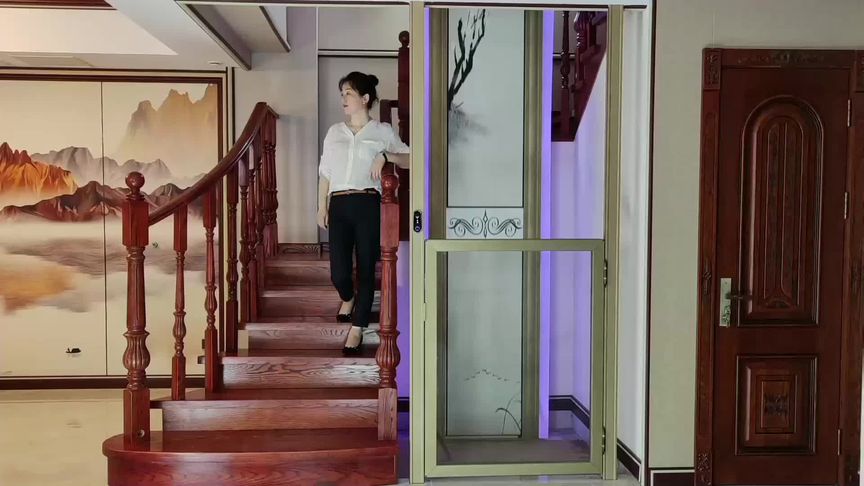 别墅电梯运行的时候,家用电梯多重安全保障,选择别墅电梯