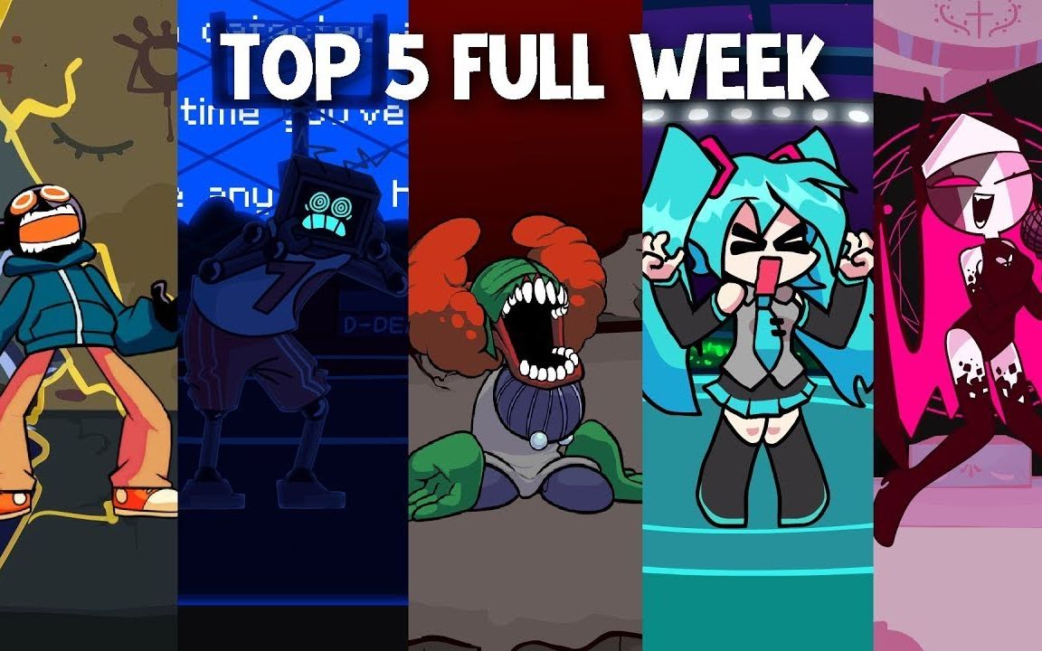 [周五放克夜]难度前5的同人(Top 5 Mods Full Week! )Whitty, Hex, Tricky...