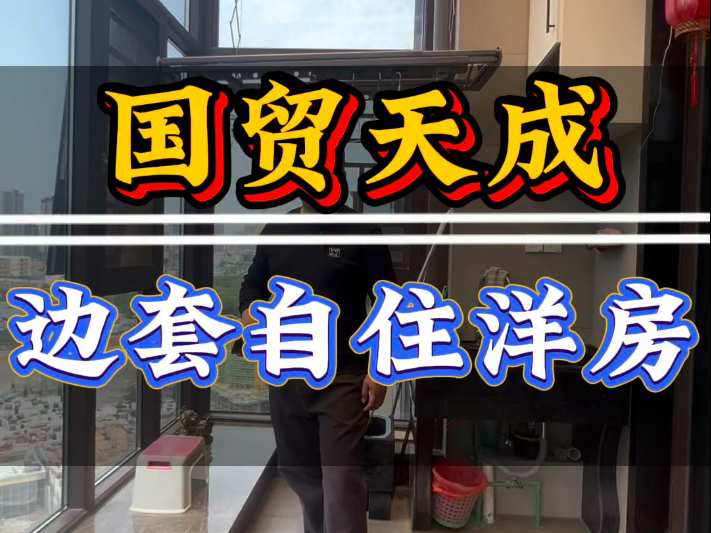 国贸天成边套自住洋房,使用面积大公摊小